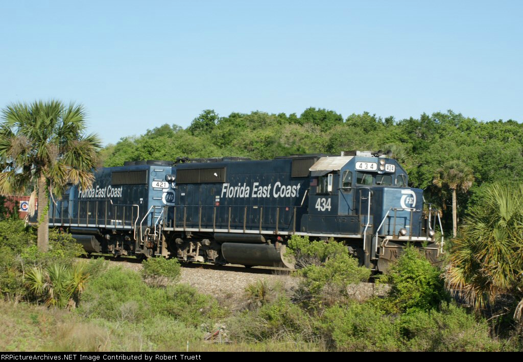 FEC 434 & FEC 421 at the Matanzas River Bridge